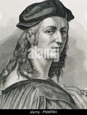 Italian painter and High Renaissance architect Raphael, Raffael da ...