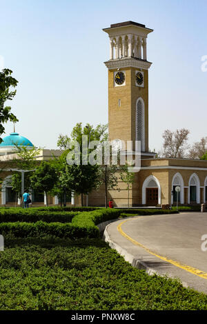 Tashkent, Uzbekistan - April 25, 2015: Gypsy woman with her two ...