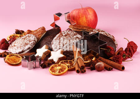 Typical German Gingerbreads such as Lebkuchen and Aachener Printen ...