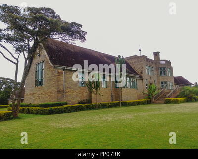 Lord Egerton Castle in Nakuru County, Kenya. The castle is a historical ...