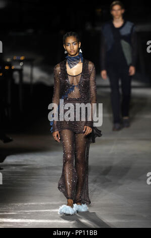 MILAN, ITALY - SEPTEMBER 22, 2018: Man with Gucci backpack with cat ...