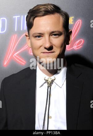 Lewis Pullman attends the premiere of 20th Century Fox's 'Bad Times at ...