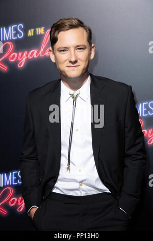 Lewis Pullman attends the red carpet of film The testament of Ann Lee ...