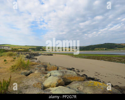 Traeth beach by Patch Caravan Park, Gwbert, Pembrokeshire, Wales, UK ...