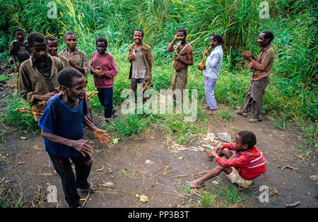 Central African Pygmies Stock Photo - Alamy