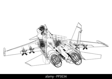 Fighter plane concept Stock Vector Image & Art - Alamy