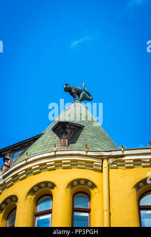 The Cat House, Riga, Latvia, Baltic States, Europe Stock Photo - Alamy