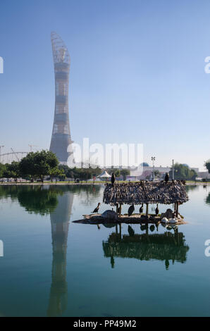 Aspire Park Doha, Qatar Stock Photo - Alamy