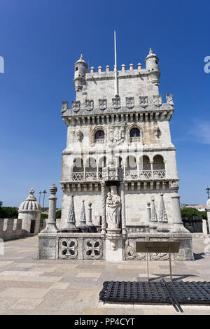 The interior of the Torre de Belem in Lisbon, Portugal Stock Photo - Alamy