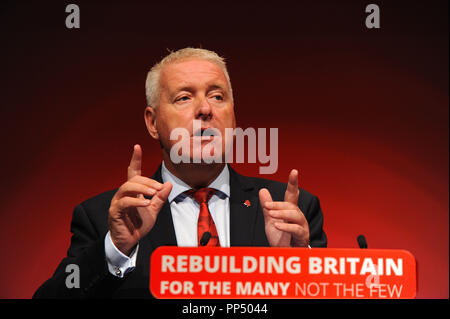 Labour Party Chair Ian Lavery MP gives speech at the Shottstown Miners ...