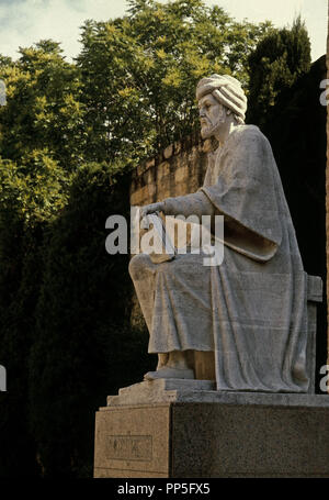 Statue of Averroes or Abul Walid Muhammad ibn Ahmad ibn Rushd; Spanish ...