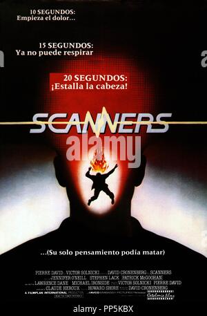 Original film title: SCANNERS. English title: SCANNERS. Year: 1981 ...