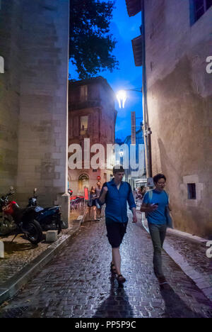 Avignon, FRANCE, People, Men Walking, on Street Scenes, Local ...