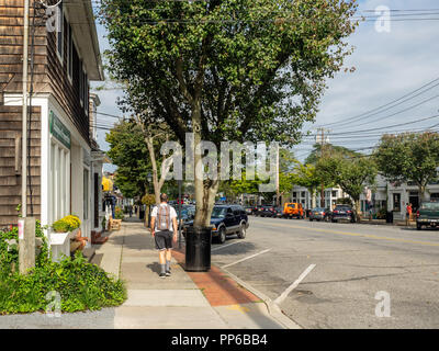 The Hamptons, Long Island - Main Street in Southampton village, New ...