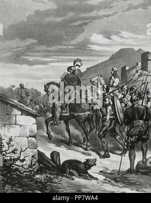 Spanish colonization of the Americas Stock Photo - Alamy