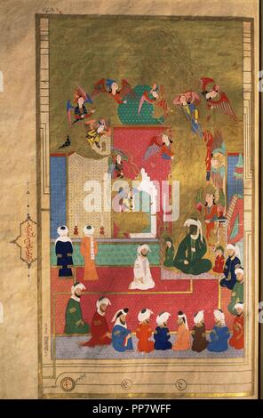 Muhammad, c. 570 – 632. Prophet and founder of Islam. From Ward and Lock's Illustrated History ...
