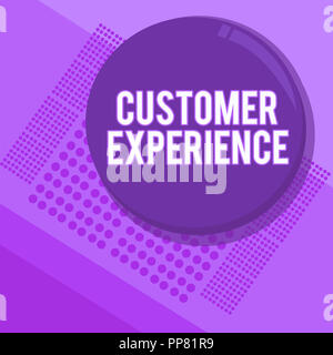 Handwriting text writing Customer Experience. Conceptual photo product ...