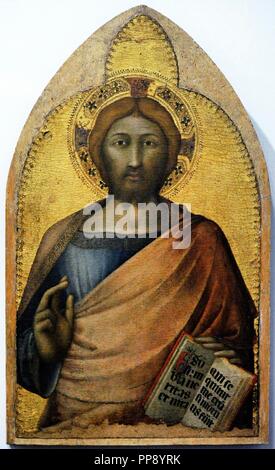 Lippo Vanni (1341-1372). Italian painter. Gothic. Redeemer blessing ...