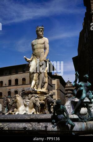 Fountain of Nepture. 16th century. Work of the sculptor Bartolomeo ...