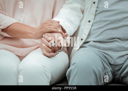 Focused photo on hands that holding reagents Stock Photo - Alamy