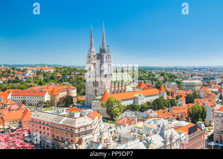 Old tower, Kaptol, Zagreb, Croatia Stock Photo - Alamy
