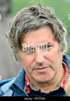 Martin Hughes-Games - BBC nature presenter - in Hyde Park before the ...