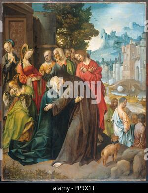 Christ Taking Leave of his Mother by Cornelis Engebrechtsz Stock Photo - Alamy