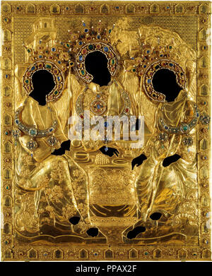 Andrei Rublev The Trinity Icon State Tretyakov Gallery Detail Stock ...