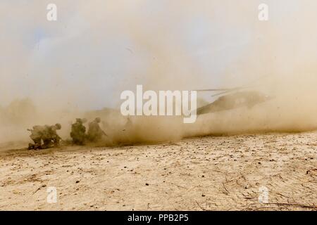 A Royal Brunei Land Force (RBLF) soldier with 2nd Battalion, RBLF ...