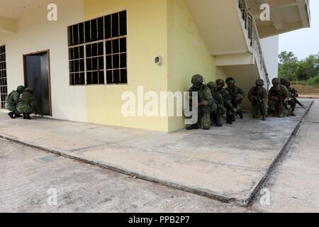 PENANJONG GARRISON, Brunei— A Soldier with the 1st Battalion, Royal ...