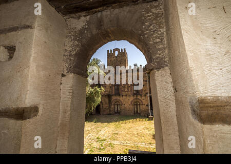 Bakafa's Castle: banqueting Hall. Fasil Ghebbi, Royal Enclosure, Gonder ...