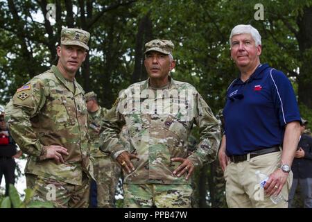 Sergeant Major of the Army Dan Dailey salutes the Anthem pre-kickoff ...