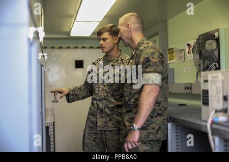 Brig. Gen. Michael Borgschulte, the 3rd Marine Aircraft Wing Assistant ...
