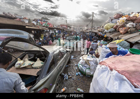 Addis Ketema aka Merkato, the largest African open air market. Addis ...