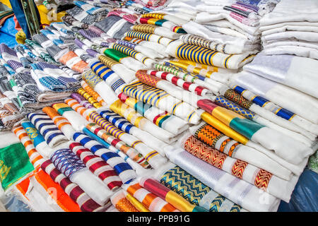 Cotton Textile Market, Addis Ababa, Ethiopia Stock Photo - Alamy