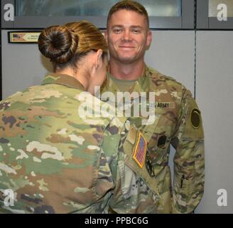 U.S. Air Force Major Lauren Schlichting, Thunderbird pilot, waves just ...
