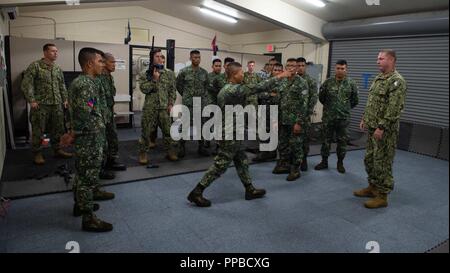 Chief Master-at-Arms Michael Minotto, assigned to Coastal Riverine ...
