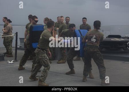 O.C. Spray, U.S. Navy, USMC, USS New Orleans Stock Photo - Alamy