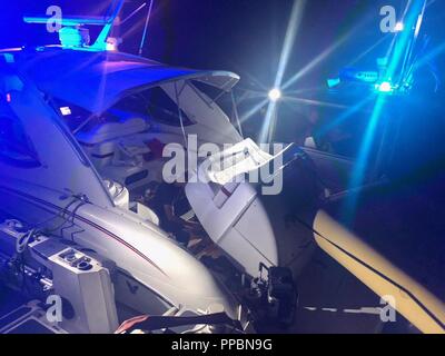 U.S. Coast Guard Seaman Blake Dimsdale, a member of USCGC Bear’s (WMEC ...