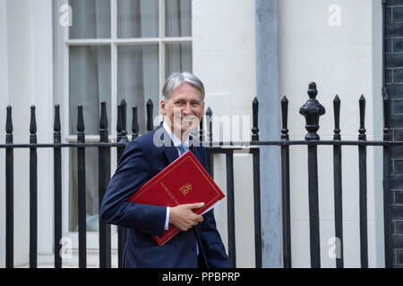 London 24th September 2018, Philip Hammond MP PC, Chancellor of the ...