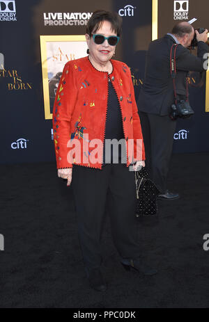 Kathy Bates arrives at "A Star Is Born" Los Angeles Premiere held at ...