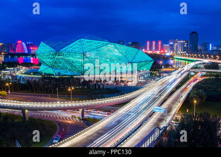 Shenyan, Shenyan, China. 25th Sep, 2018. Shenyang, CHINA-Night scenery ...