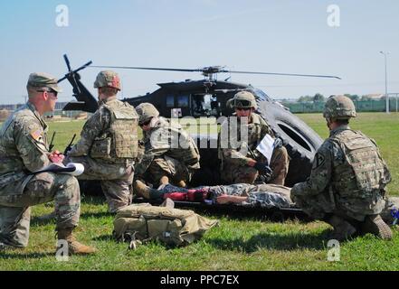 U.S. Army Spc. Brandon Espindola a combat medic assigned to The ...