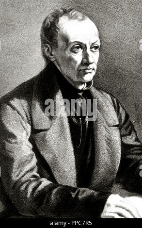 Auguste Comte, 1798 - 1857, French Philosopher Stock Photo - Alamy