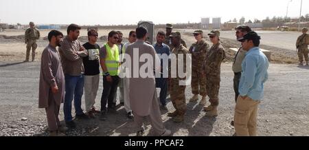 Afghanistan District Commander, Col. Jason Kelly and Command Sergeant ...
