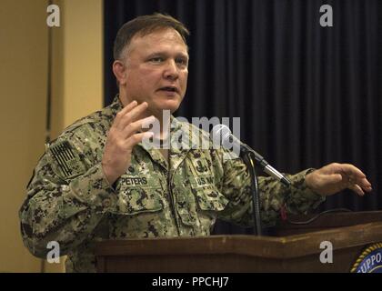 PANAMA CITY, Florida - NSWC PCD Commanding Officer Capt. Aaron S ...