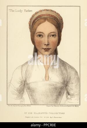 Grace, Lady Parker by Hans Holbein the Younger Stock Photo - Alamy