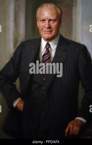GERALD FORD (1913-2006) in naval uniform in 1945 Stock Photo - Alamy