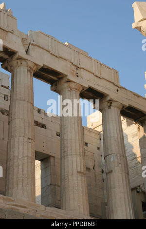 Greek Art. The Propylaea. In 437 BC Mnesicles started building the ...
