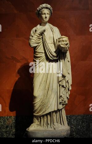 Thalia, Muse of Comedy Roman, 2nd century AD statue. ln ancient ...